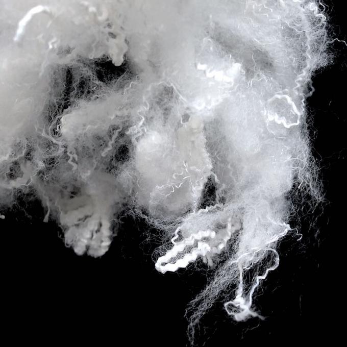 Virgin Hydrophilic Polyester Staple Fiber , 1.5D×51mm Solid PSF Fiber